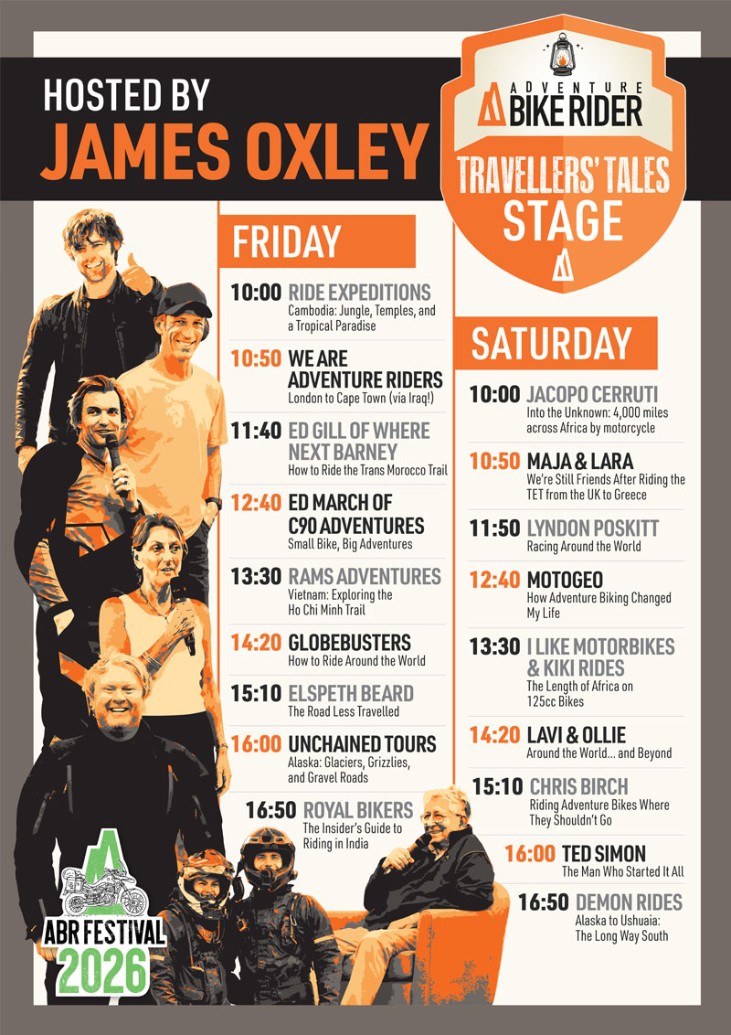 ABR Festival 2026 Schedules Revealed | Adventure Bike Rider Festival